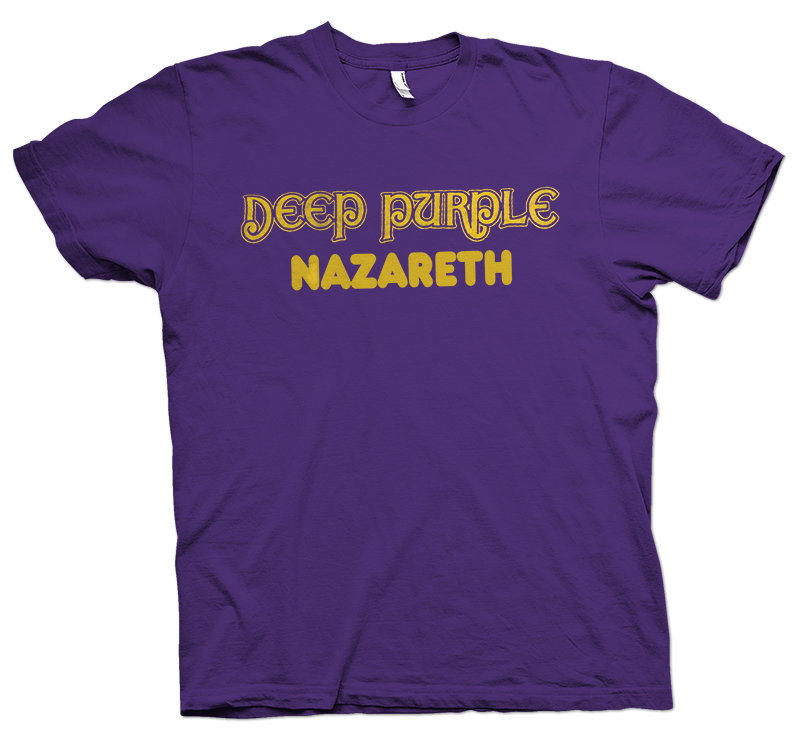 Rare Deep Purple And Nazareth 1976 Tour T Shirt - Rare Rock N Roll Tour ...